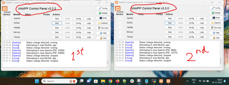 Is it possible to run two Xampp of Different version run in one Server? - DevSecOps Now!!!