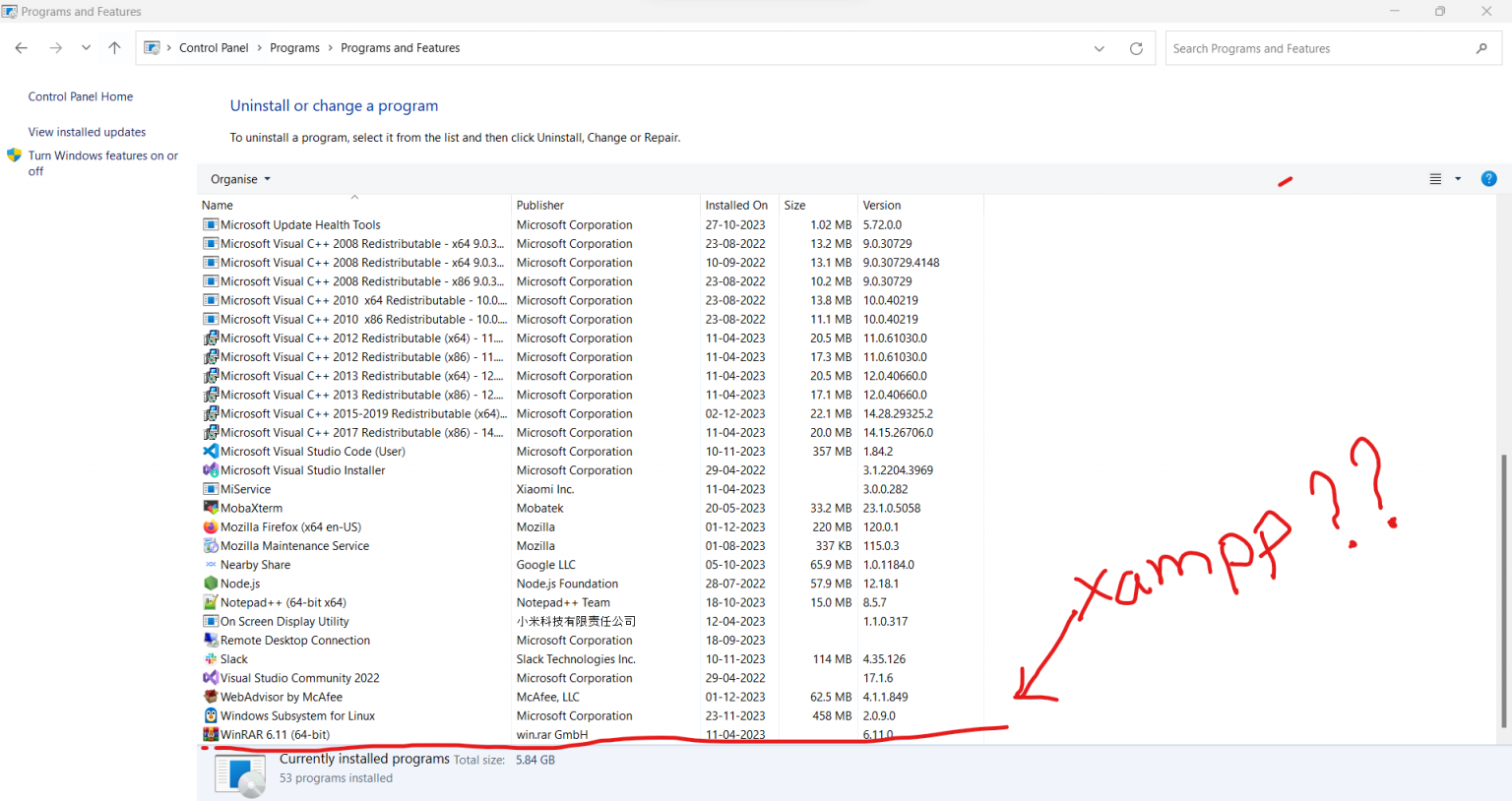 How to Uninstall Xampp from your machine when it is not visible in Control panel programs ...