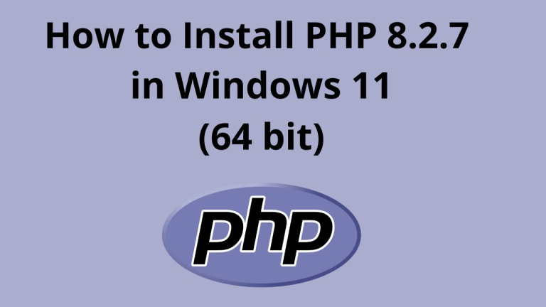 How to install Php in Windows 11? - DevSecOps Now!!!