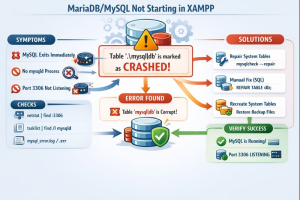 Complete Tutorial: Fixing MariaDB / MySQL Not Starting in XAMPP on ...